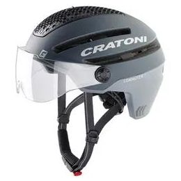 Fahrradhelm Cratoni "Commuter" Gr. 58, grau (grau matt), Helme, 58/61 Kopfumfang: 58cm - 61cm, matt