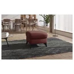 Sit & More Polsterhocker SIT & MORE "Astoria", rot (bordeaux), B:63cm H:48cm T:74cm, 100% Polyester, Hocker, Polsterhocker, Passend zur "Astoria"-Serie
