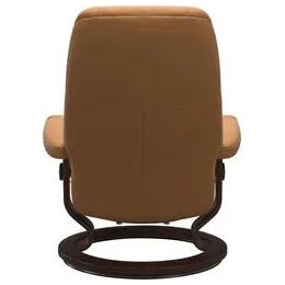 Relaxsessel stressless "Consul", braun (new caramel), B:85cm H:100cm T:77cm, Leder BATICK: BATICK ist ein leicht korrigiertes, durchgef&auml;rbtes und genarbtes M&ouml;belleder, bei dem die meisten Unebenheiten und Spuren in der Regel entfernt wurden.;Leder PALOMA: PALOMA ist ein durchgef&auml;rbtes Semianilin-M&ouml;belleder mit nat&uuml;rlicher Narbung.;ROHLEDER Stoff Q2 FARON: Ein fester zuverl&auml;ssiger Boucl&eacute; mit einem 