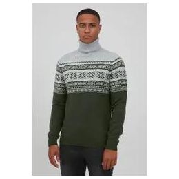 Norwegerpullover Blend "BHTjesse", Herren, Gr. XXL, deep depths, Grobstrick, 82% Polyacryl, 18% Polyester, regular fit normal, Rundhals, Pullover Norwegerpullover, Grobstrick Pullover mit Rollkragen