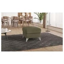 Sit & More Polsterhocker SIT & MORE "Astoria", gr&uuml;n (olive), B:63cm H:48cm T:74cm, 100% Polyester, Hocker, Polsterhocker, Passend zur "Astoria"-Serie