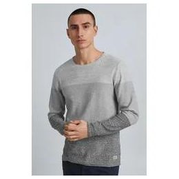 Rundhalspullover Blend "BHHans", Herren, Gr. S, schwarz, Feinstrick, 60% Baumwolle, 40% Polyester, meliert, regular fit normal, Rundhals, eng, Pullover Rundhalspullover, Stilvoller Feinstrick-Pullover mit Rundhalsausschnitt