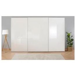Schwebet&uuml;renschrank Rauch "Kleiderschrank Schrank Garderobe KOLUNA mit Hochglanz-Front", wei&szlig; (alpinwei&szlig;, hochglanz wei&szlig;), B:360cm H:210cm T:62cm, Holzwerkstoff, Schr&auml;nke, Schwebet&uuml;renschrank, Breiten 203/271/315/360 cm H&ouml;hen 210/229 cm MADE IN GERMANY