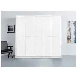 Dreht&uuml;renschrank Rauch "Kleiderschrank Schrank Garderobe W&auml;scheschrank Ankleide OTELI", wei&szlig;, B:230cm H:212cm T:58cm, Holzwerkstoff, Schr&auml;nke, Dreht&uuml;renschrank, inkl. Passepartout optional mit Beleuchtung MADE IN GERMANY