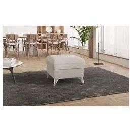 Sit & More Polsterhocker SIT & MORE "Astoria", beige (nature), B:63cm H:48cm T:74cm, 100% Polyester, Hocker, Polsterhocker, Passend zur "Astoria"-Serie
