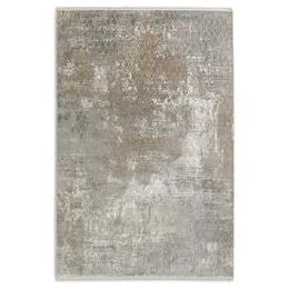 Sch&ouml;ner Wohnen Teppich "Vision 212", beige, B:133cm H:7mm L:190cm, Kunstfaser, Viskose, SCH&Ouml;NER WOHNEN-KOLLEKTION, Teppiche, Teppich, Viskoseteppich mit Glanz, Wohnzimmer