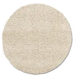Hochflor-Teppich OCI DIE TEPPICHMARKE "LOBBY SHAGGY", beige, H:52mm &Oslash;:100cm, Polypropylen (PP), Teppiche, Langflor, Shaggy, robust, alle R&auml;ume