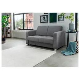 Schlafsofa Home Affaire "Mia Probleml&ouml;ser Sofa, Einzelauszug, Bettsofa, zeitlos und bequem", grau, B:159cm H:88cm T:87cm, 100% Polyester, Sofas, Schlafsofa, mit 2 Einzelausz&uuml;gen als L&auml;ngsschl&auml;fer