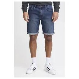 Jeansshorts Blend "BHJoel", Herren, Gr. M, US-Gr&ouml;&szlig;en, blau (medium blau denim), Web, 98% Baumwolle, 2% Elasthan, unifarben, regular fit normal, Jeans Jeansshorts, Stilvolle 5-Pocket-Jeansshorts