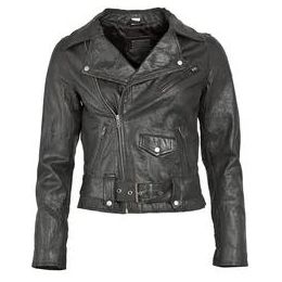 Lederjacke JCC "Queen", Damen, Gr. L, schwarz, Obermaterial: 100% Schafsleder; Futter: 100% Polyester, Jacken
