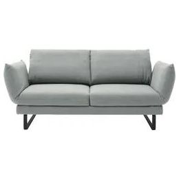 Sch&ouml;ner Wohnen 2-Sitzer "Spin, Multifunktionssofa, bequem und hochwertig verarbeitet", silber, H:85cm, 100% Polyester, SCH&Ouml;NER WOHNEN-KOLLEKTION, Sofas, Drehsitz-Funktion, USB-Anschluss, Armlehnfunktion, R&uuml;ckenverstellung