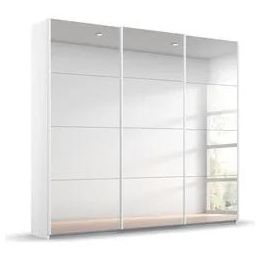 Schwebet&uuml;renschrank Rauch "Kleiderschrank Schrank Garderobe W&auml;scheschrank Ankleide OTELI", wei&szlig;, B:203cm H:229cm T:62cm, Holzwerkstoff, Schr&auml;nke, Schwebet&uuml;renschrank, mit Spiegelfront, inkl. W&auml;scheeinteilung mit 3 Innenschubladen
