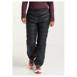 Funktionshose Jack Wolfskin "NEBELHORN DOWN PANTS W RDS", Damen, Gr. XS, Normalgr&ouml;&szlig;en, schwarz, Obermaterial: 100% Polyamid. F&uuml;llung: 90% Entendaune, 10% sonstige Fasern, Hosen Funktionshose