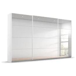 Schwebet&uuml;renschrank Rauch "Kleiderschrank Schrank Garderobe W&auml;scheschrank Ankleide OTELI", wei&szlig;, B:315cm H:229cm T:62cm, Holzwerkstoff, Schr&auml;nke, Schwebet&uuml;renschrank, mit Spiegelfront, inkl. W&auml;scheeinteilung mit 3 Innenschubladen