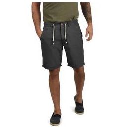 Shorts Blend "BHLias", Herren, Gr. L, US-Gr&ouml;&szlig;en, grau (phantom grau), 55% Leinen, 45% Baumwolle, unifarben, regular fit kurz, Hosen Shorts, Chino Shorts aus Leinenmix