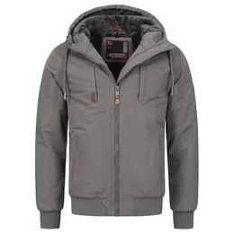 Winterjacke Alessandro Salvarini "ASWeighty", Herren, Gr. 3XL, grau (dunkelgrau), Obermaterial: 100% Polyester; Innenseite: 100% Polyester; Futter: 100% Polyester, Jacken Winterjacke, mit weichem Teddyfell innen