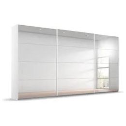 Schwebet&uuml;renschrank Rauch "Kleiderschrank Schrank Garderobe W&auml;scheschrank Ankleide OTELI", wei&szlig;, B:360cm H:210cm T:62cm, Holzwerkstoff, Schr&auml;nke, Schwebet&uuml;renschrank, mit Spiegelfront, inkl. W&auml;scheeinteilung mit 3 Innenschubladen