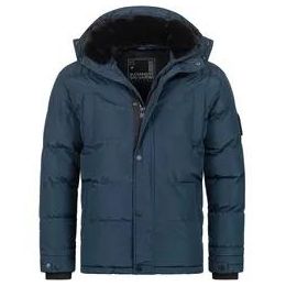 Winterjacke Alessandro Salvarini "ASEzkimo", Herren, Gr. S, blau (navy), Obermaterial: 100% Polyester; Innenseite: 100% Polyester; Futter: 100% Polyester; Fellimitat: 100% Polyester, Jacken Winterjacke, mit warmen Teddyfell