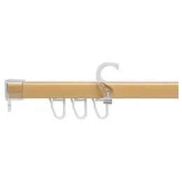 U-Schiene Liedeco "U-STORELAU01GS" Gr. 2, beige, B:1,95cm L:130cm T:1,6cm, Metall, Gardinenstangen