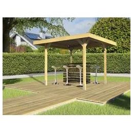 Pavillon Weka "Gartenlaube 657 Gr.1", wei&szlig;, neutral, B/H/T: 230cm, Pavillons