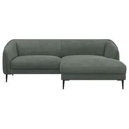 Ecksofa FLEXLUX "Belle Designsofa, bequem durch Kaltschaum im Sitz", gr&uuml;n (dusty gr&uuml;n), B:218cm H:74cm T:149cm, 85% Polyester/15%Polyamide, Sofas, Ecksofa, Skandinavisches Design, In hochwertiger Verarbeitung, B/T 218/149 cm