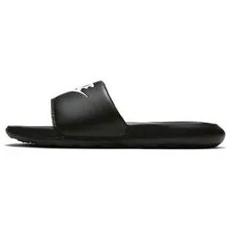 Badesandale Nike SPORTSWEAR "VICTORI ONE SLIDE", Damen, Gr. 40,5, schwarz-wei&szlig; (schwarz, wei&szlig;), Synthetik, kontrastfarbene Details, unifarben, Schuhe, Badelatschen