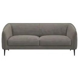 2,5-Sitzer FLEXLUX "Belle Designsofa, Couch, bequem durch Kaltschaum im Sitz", braun (taupe braun), B:188cm H:74cm T:89cm, 85% Polyester/15%Polyamide, Sofas, Skandinavisches Design, In hochwertiger Verarbeitung