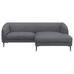 Ecksofa FLEXLUX "Belle Designsofa, bequem durch Kaltschaum im Sitz", blau (navy blau), B:218cm H:74cm T:149cm, 62% Polyester/17%Cotton/14%Viscose/7%linen, Sofas, Ecksofa, Skandinavisches Design, In hochwertiger Verarbeitung, B/T 218/149 cm