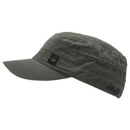 Army Cap Chillouts "El Paso Hat", Damen, grau (washed grau), Baumwolle, washed, Caps, verstellbar, funktionaler Look