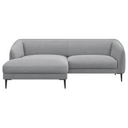 Ecksofa FLEXLUX "Belle Designsofa, bequem durch Kaltschaum im Sitz", grau (sophisto gre), B:218cm H:74cm T:149cm, 100% Polyester, Sofas, Ecksofa, Skandinavisches Design, In hochwertiger Verarbeitung, B/T 218/149 cm