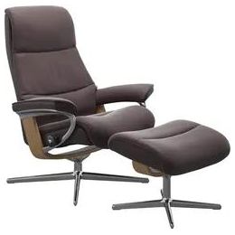 stressless "View" mit Cross Base, Gr&ouml;&szlig;e S, M & L, Holzakzent Eiche