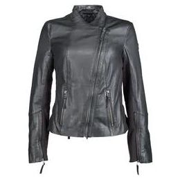 Bikerjacke JCC "Dispana", Damen, Gr. 38, schwarz, Obermaterial: 100% Leder, Lamm / Futter: 100% Baumwolle / &Auml;rmelfutter: 100% Polyester, Jacken