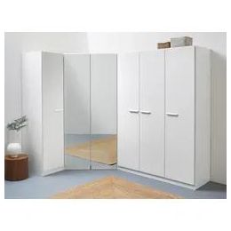 Schrank-Set Rauch "Kleiderschrank Schrank Garderobe W&auml;scheschrank VANDOR", wei&szlig; (alpinwei&szlig;), B:164cm H:197cm T:253cm, Holzwerkstoff, Kastenm&ouml;bel-Sets, 6-t&uuml;rig mit viel Stauraum, Schr&auml;nke einzeln stellbar MADE IN GERMANY