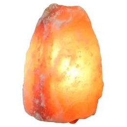 Himalaya Salt Dreams Salzkristall-Tischlampe "Rock", orange, &Oslash; 12cm H: 18cm, 1 Stk., Leuchten, Handgefertigt - jeder Stein ein Unikat, H: ca.18 cm, ca.2-3 kg
