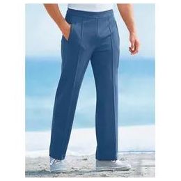 Trainingshose, Herren, Gr. 64, Normalgr&ouml;&szlig;en, blau (jeansblau), 80% Polyacryl, 20% Baumwolle, unifarben, lang, Hosen Trainingshose