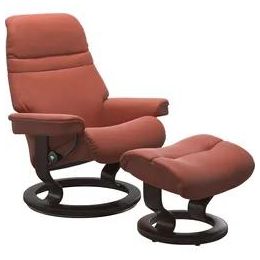 Relaxsessel stressless "Sunrise", braun (henna), B:79cm H:103cm T:73cm, Sessel, Relaxsessel, mit Classic Base, Gr&ouml;&szlig;e M, Gestell Braun, in 2 Bezugsqualit&auml;ten lieferbar