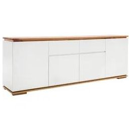 Sideboard MCA furniture "Chiaro", wei&szlig; (wei&szlig; matt), B:182cm H:81cm T:40cm, MDF, Massivholz, Sideboards, Sideboard, Breite ca. 182 cm, Topseller