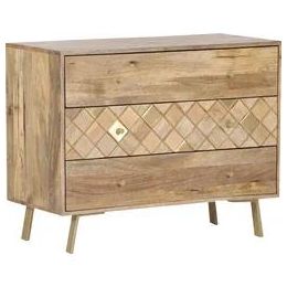 Kommode GUTMANN FACTORY, beige (natur), B:95cm H:75cm T:45cm, Sideboards, Kommode