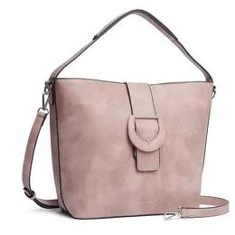 Schultertasche "Raffi", Damen, Gr. B/H/T: 35cm x 27cm x 13cm onesize, rosa, Lederimitat, Collezione Alessandro, Taschen Schultertasche, aus griffechtem Lederimitat