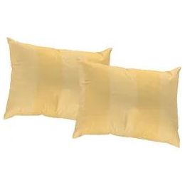 Dekokissen WIRTH "Niederau" Gr. 3, gold (goldfarben, gemustert), B:40cm L:60cm, Obermaterial: 67% Polyacryl, 33% Polyester, Dekokissen_Sitzkissen_Kissenh&uuml;llen