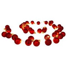 N&auml;ve N&Auml;VE Lichterkette "LED-Outdoor-Weihnachtslichterkette, Weihnachtsdeko rot aussen", rot, Flammen 1 Stk., Kabell&auml;nge 300m, Lichterketten, l: 240cm, Ein-/Ausschalter, incl. Timer (6h an und 18h aus),Farbe: rot, Lichterkette