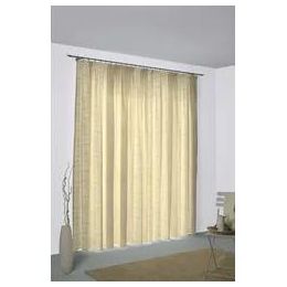 Vorhang WIRTH "Niederau" Gr. 1, grau (kitt), B:132cm H:145cm, Jacquard, Polyacryl, Polyester, Gardinen