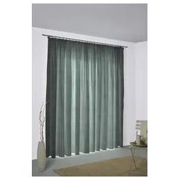 Vorhang WIRTH "Niederau" Gr. 2, blau (petrol), B:132cm H:175cm, Jacquard, Polyacryl, Polyester, Gardinen