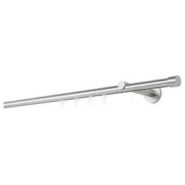 Gardinenstange mydeco "Kappe function &Oslash; 20mm", silber (edelstahlfarben), L:270cm, Gardinenstangen