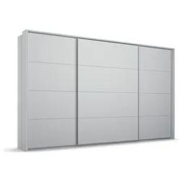 Schwebet&uuml;renschrank Rauch "Kleiderschrank Schrank Garderobe OTELI inkl. 3 Innenschubladen", grau (seidengrau), B:323cm H:233cm T:68cm, Holzwerkstoff, Schr&auml;nke, Schwebet&uuml;renschrank, inkl. Passepartout optional mit Beleuchtung