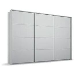 Schwebet&uuml;renschrank Rauch "Kleiderschrank Schrank Garderobe OTELI inkl. 3 Innenschubladen", grau (seidengrau), B:278cm H:233cm T:68cm, Holzwerkstoff, Schr&auml;nke, Schwebet&uuml;renschrank, inkl. Passepartout optional mit Beleuchtung