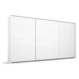 Schwebet&uuml;renschrank Rauch "Kleiderschrank Schrank Garderobe OTELI inkl. 3 Innenschubladen", wei&szlig;, B:368cm H:214cm T:68cm, Holzwerkstoff, Schr&auml;nke, Schwebet&uuml;renschrank, inkl. Passepartout optional mit Beleuchtung