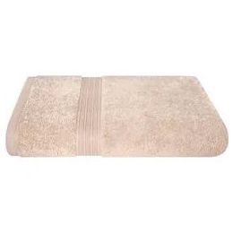 Duschtuch Dyckhoff "Siena", beige (champagner), B:70cm L:140cm, Frottier, Obermaterial: 100% Baumwolle, Handt&uuml;cher, mit Bord&uuml;re