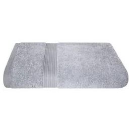 Duschtuch Dyckhoff "Siena", silber, B:70cm L:140cm, Frottier, Obermaterial: 100% Baumwolle, Handt&uuml;cher, mit Bord&uuml;re