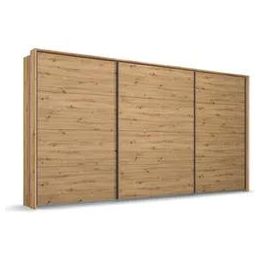 Schwebet&uuml;renschrank Rauch "Kleiderschrank Schrank Garderobe OTELI inkl. 3 Innenschubladen", braun (eiche artisan), B:368cm H:214cm T:68cm, Holzwerkstoff, Schr&auml;nke, Schwebet&uuml;renschrank, inkl. Passepartout optional mit Beleuchtung MADE IN GERMANY